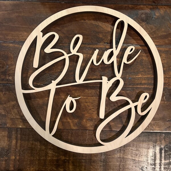 Bride to Be Wooden Sign | Personalized Bridal Sign | Bridal Shower ...