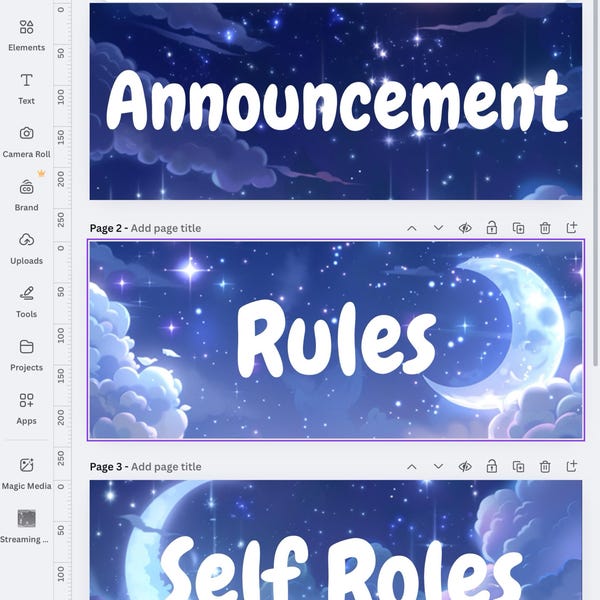 Celestial Night Discord Pack | Dividers | Animated | Invite Banner ...