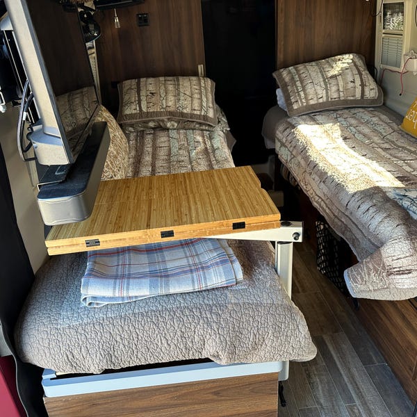 Folding Bamboo Lagun Table 3/4" Thick for Camper Vans and Rvs - Etsy