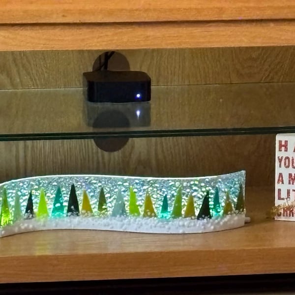 Fused Glass Christmas Tree Decoration - Fused Glass Christmas Tree Wave ...