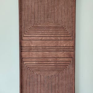 Karma Wall Decor Modern Wood Wall Art Rustic Wood Wall Art - Etsy