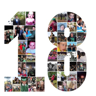 PRINTABLE Film Strip Gift Collage Template Collage for Film Strip Team ...