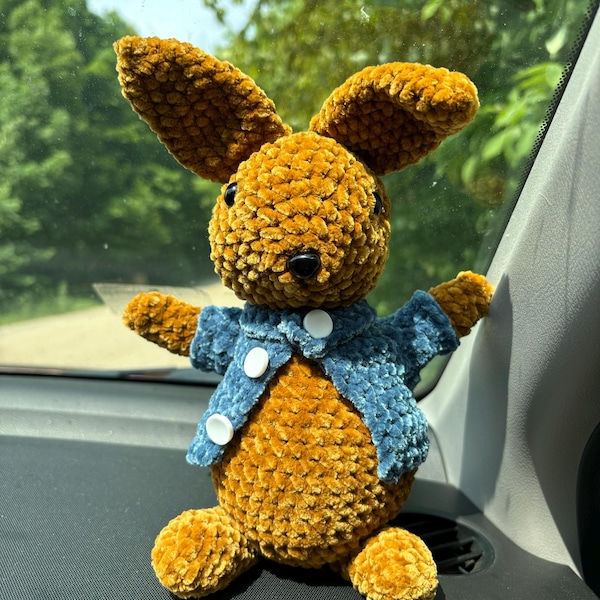 Small - Peter Rabbit Crochet Pattern, Amigurumi Pattern, Amigurumi ...