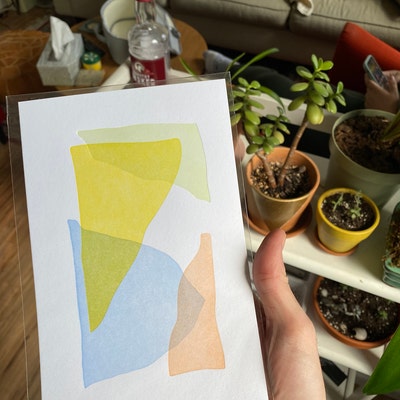 Blue Cypress Card - Etsy