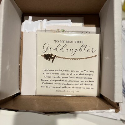 Goddaughter Gifts From Godmother Goddaughter Necklace Goddaughter ...