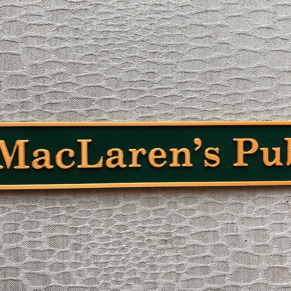 Maclaren’s Pub Sign - 3D Printed How I Met Your Mother Decor, Geeky ...