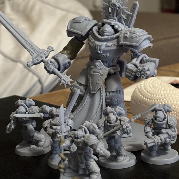 Silver Wardens Character Models Wargaming Proxies - Etsy