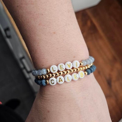 First Day of School Bracelet Set Mommy and Me Bracelet Kindergarten ...