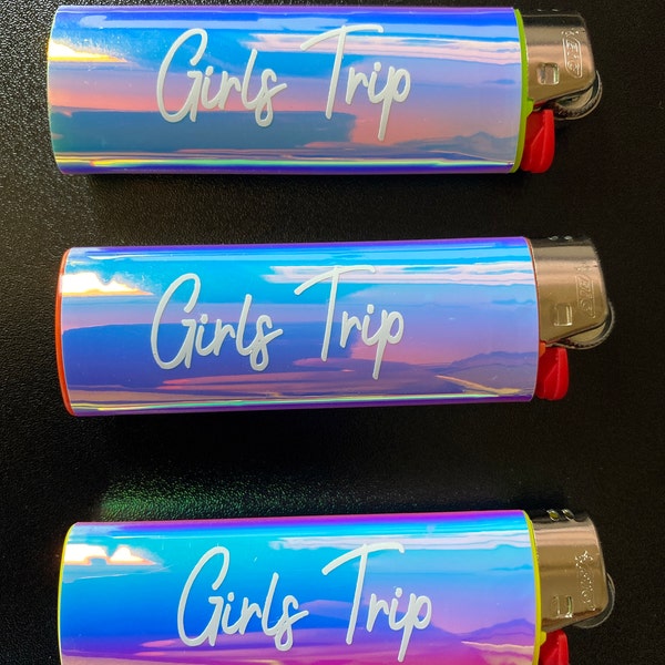 Custom Lighter Wrap With Personalized Word Gift Idea Glitter Decal Skin ...