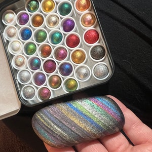 Half Shiny Fairy Dust Set for Handmade Color Shift Watercolor Paints - Etsy