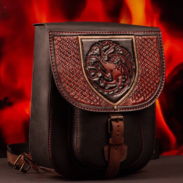 Elf Backpack Pattern, Back to School Leather Rucksack, PDF Pattern and ...