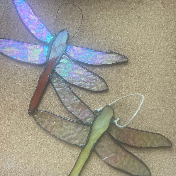 Dragonfly Stained Glass Pattern, Simple Dragonfly Pattern, Digital ...