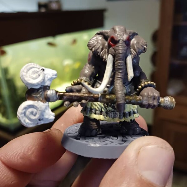 Loxodon Miniature - Plaaka Headgear - Oliphants of Red Ridge - Daybreak ...