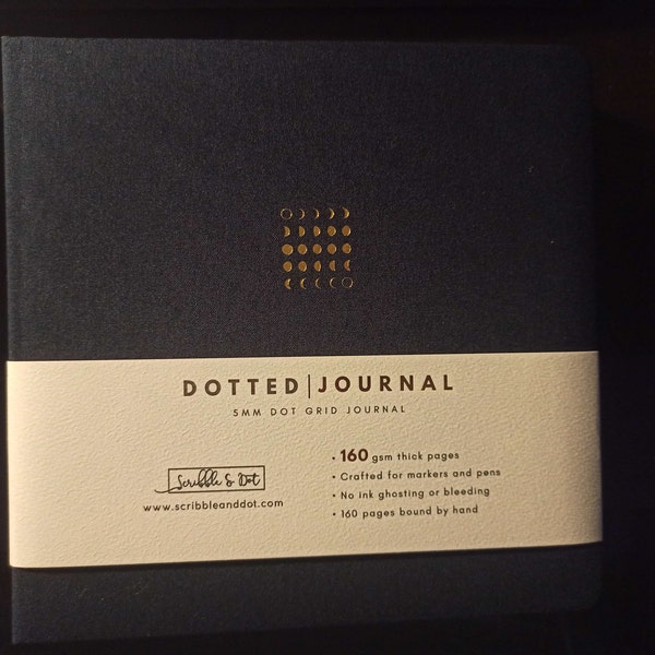 Bullet Journal-dotted Journal - Square Moon - Ultra Thick 160gsm Paper ...