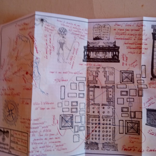 Indiana Jones and the Raiders of the Lost Ark Belloq's Map Replica Prop ...