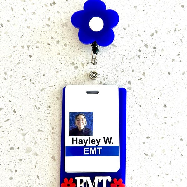 Personalized Badge Backer & Reel for Medical Professional, Teacher ...