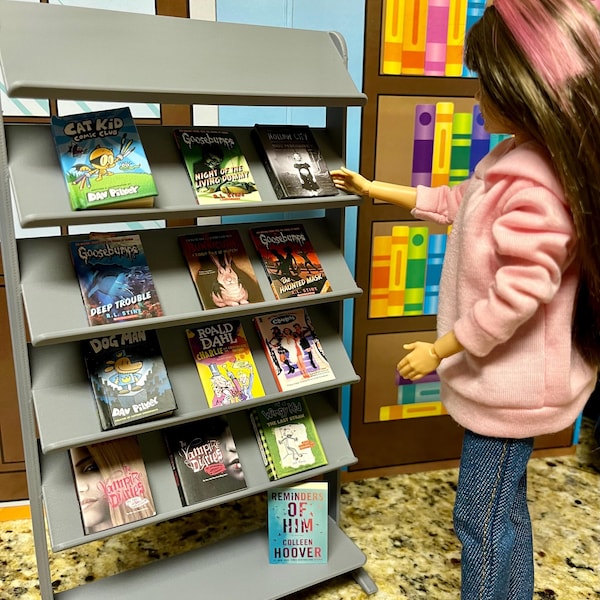 1/6 Scale Mini Magazine Rack / Mini Brands Books / Mini Books ...