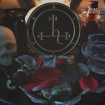 Sigil Sitri Demon Ars Goetia Wooden Altar Pentacle - Etsy