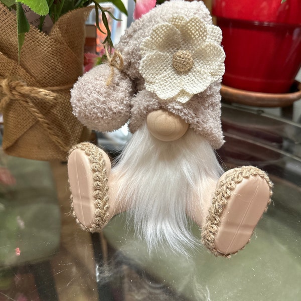 Farmhouse Girl Gnome Gnome With Braids Etsy
