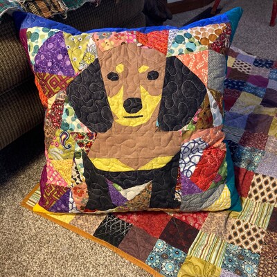 Doxie Dachshund 20 Inch Foundation Paper Pieced Quilt Pattern - Etsy
