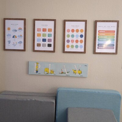 8 Bilingual Spanish Educational Posters, Spanish Learning Postes, Set ...