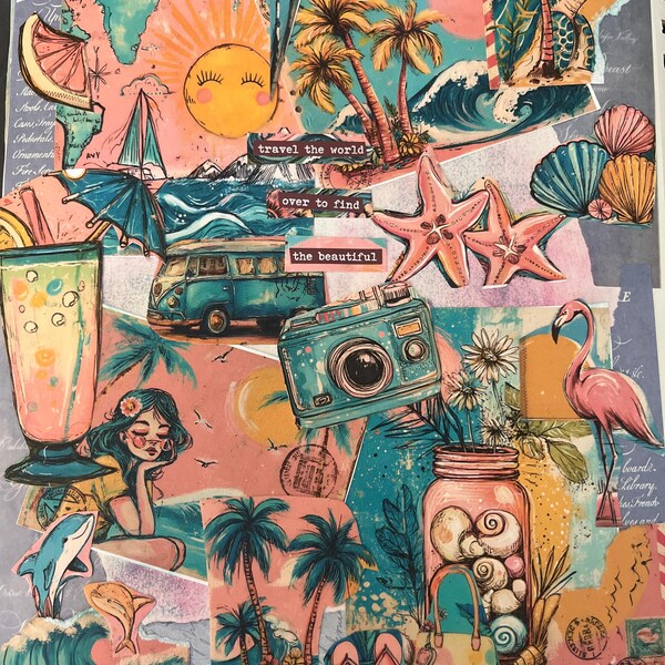 Back to School Junk Journal Kit, Teacher, Vintage, School, Fall ...