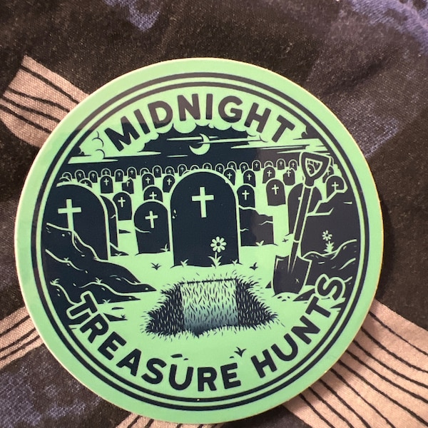 Midnight Treasure Hunts Sticker - Etsy