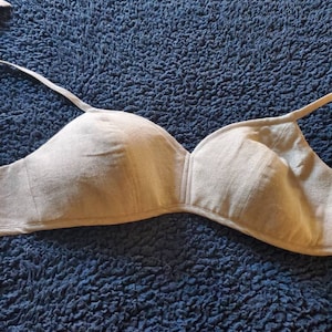 Linen Bras/ Linen Sleepwear/ Linen Home Wear/ Home Wear Bra/ Summer ...