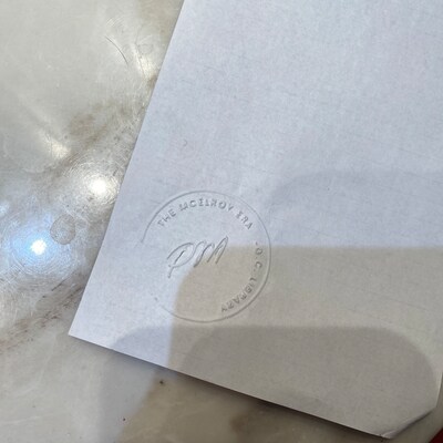 Custom Logo Embossing Stamp, Logo or Emblem Embosser, Wedding Logo ...