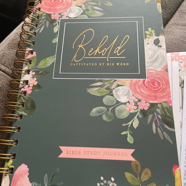 GUIDED BIBLE STUDY Journal / Scripture Writing Journal / Bible ...