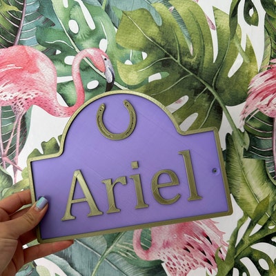 The Emley Cottage Style Door Sign Personalised Sign Pastel Coloured ...