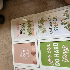 Groovy Speech Therapy Classroom and Office Decor, Speech and Language ...