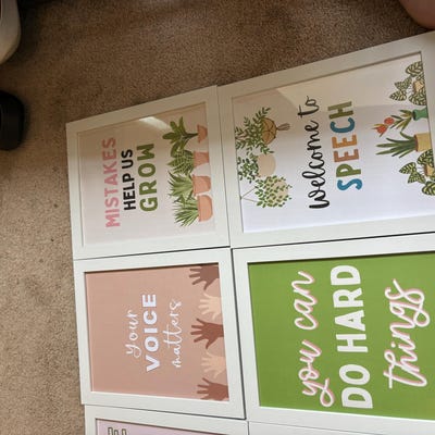 Groovy Speech Therapy Classroom and Office Decor, Speech and Language ...