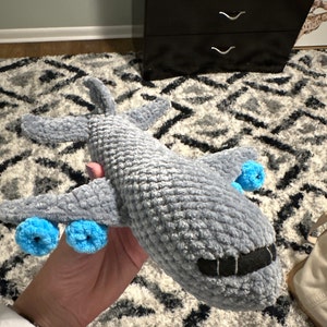 Crochet Pattern Airplane Nursery Like Northrop YF-23, Amigurumi Plane ...