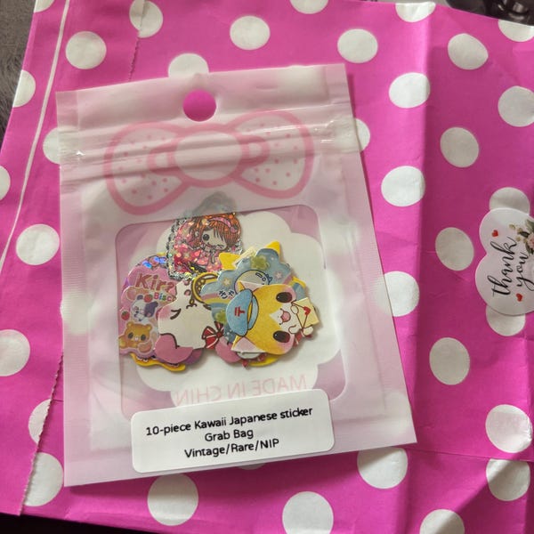 20-piece ULTRA Rare Vintage Loose Memo Sheet Grab Bag Featuring Awawa-chan Kamio Japan, Q-lia ...