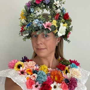 Midsommar May Queen Crown Flower Crown With Arch Giant - Etsy