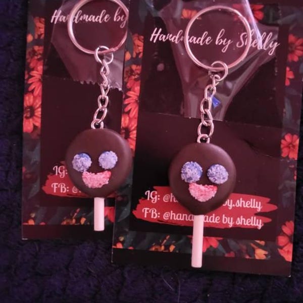 Mexican Paleta Payaso Keychain, Sponch Cookie Keychain, Concha Keychain ...