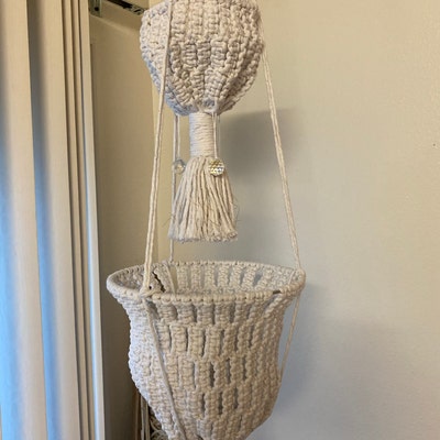 Macrame Wall Hanging Pattern DIY Macrame EBOOK Pattern Macrame Basket Tutorial Macrame Wall ...