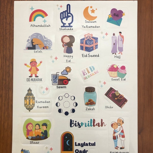 Masjid an Nabawi Stickers Set, Madina Paint by Sticker, Mosque Art by ...