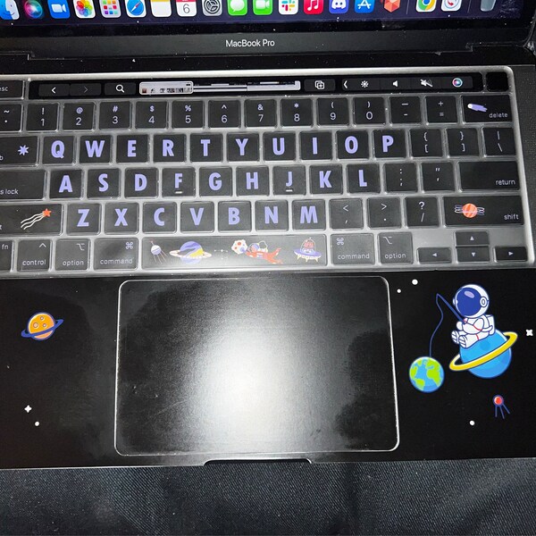 Happy Space Keyboard Stickers MacBook Air 13 2020 Skin Keyboard Decal ...