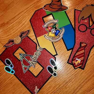 Wizard Birthday Banner, Wizarding School Party, Magic Banner, Wizard ...