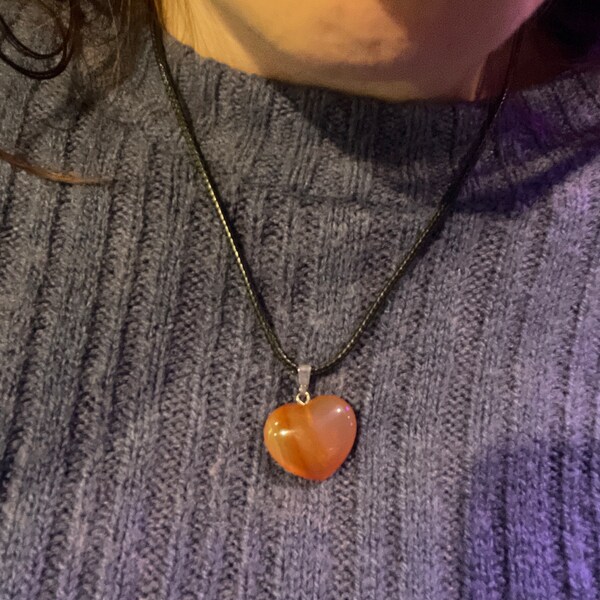 Evil Eye Heart Necklace/protection From the Evil Eye/heart Shaped Evil ...