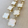 Four Leaf Clover Brass Crystal Knobs Luxury Drawer Pulls Custom ...