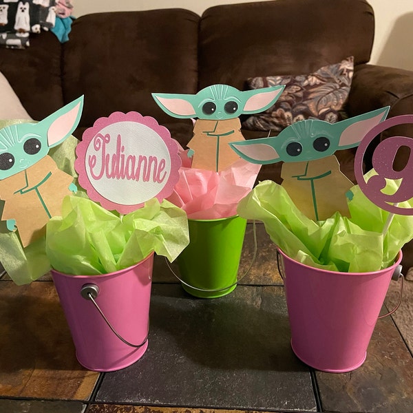 Customized Age Centerpiece Set - Etsy