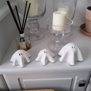 Halloween Home Decor/ Spooky Season / Ghost Tea Lights / Halloween Home ...