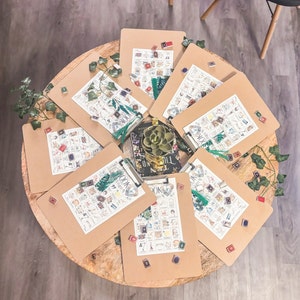 US State Bingo Set Printable Bingo Game, 50 Cards, Senior Citizen ...