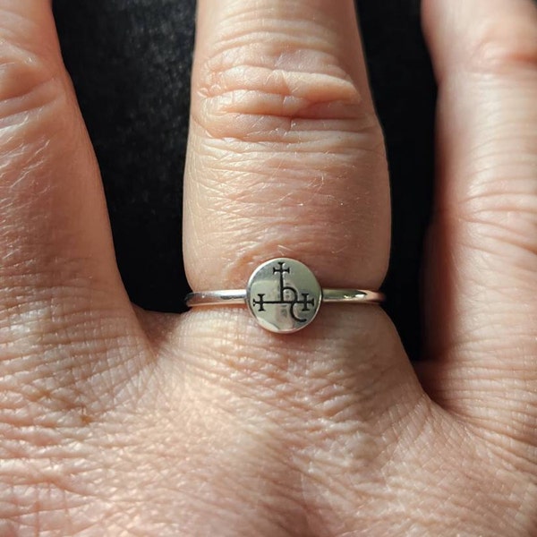 925 Silver Sigil of Lilith Ring,seal Sigil of Lilith Jewelry,mythology ...