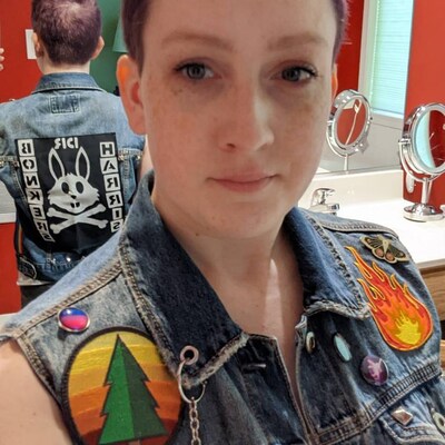 Punk Rock Industrial Safety Pin With Chains. Metal, Battle Vest, Punk ...