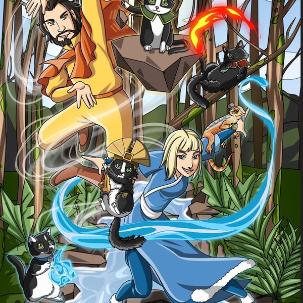 Custom Anime Character, Manga Character, Cosplay Portrait, Family ...