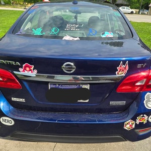 Allan Smiling Friends Sticker Mirror Front Facing Allan Waterproof ...